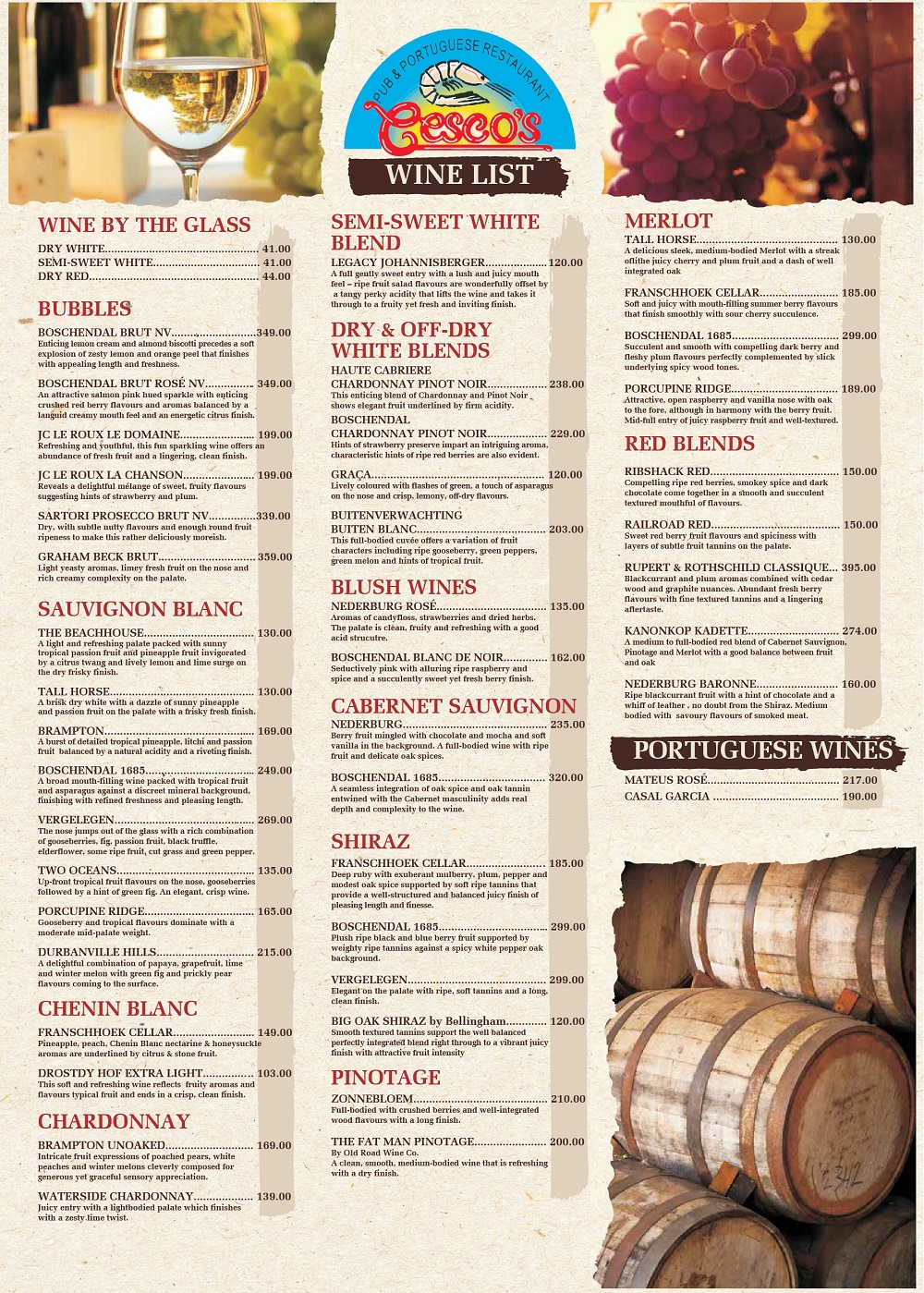 Cesco's Randburg - Portuguese Pub & Restaurant